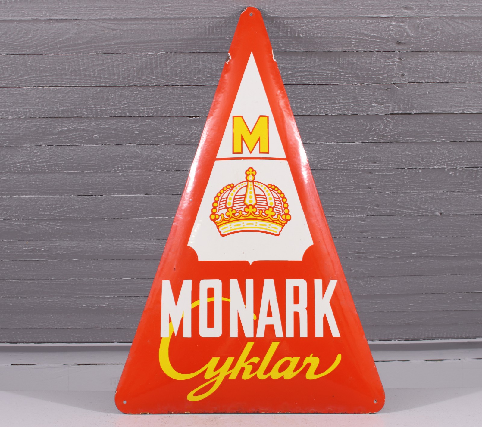 REKLAMSKYLT/EMALJSKYLT "MONARK CYKLAR" | Auktion.se